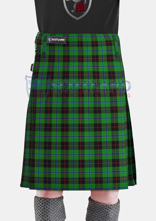 Douglas, Black Tartan Kilt - SCOTLANDCLOTHING.COM